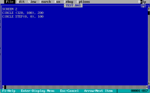 Remembering QBasic – The Void